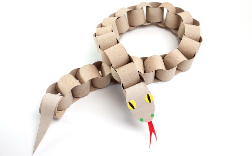 DIY Toilet Roll Snake Craft – Celebrate the Year of the Snake 2025