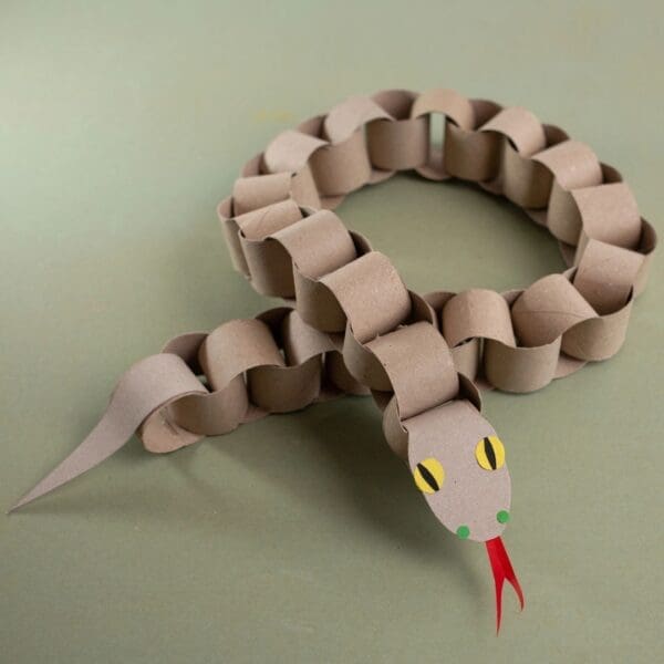DIY Toilet Roll Snake Craft – Celebrate the Year of the Snake 2025
