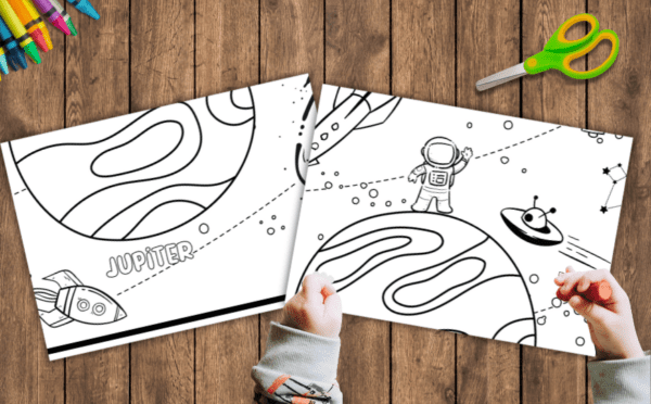 Free Giant Solar System Coloring Poster – 25 Pages of Fun & Learning