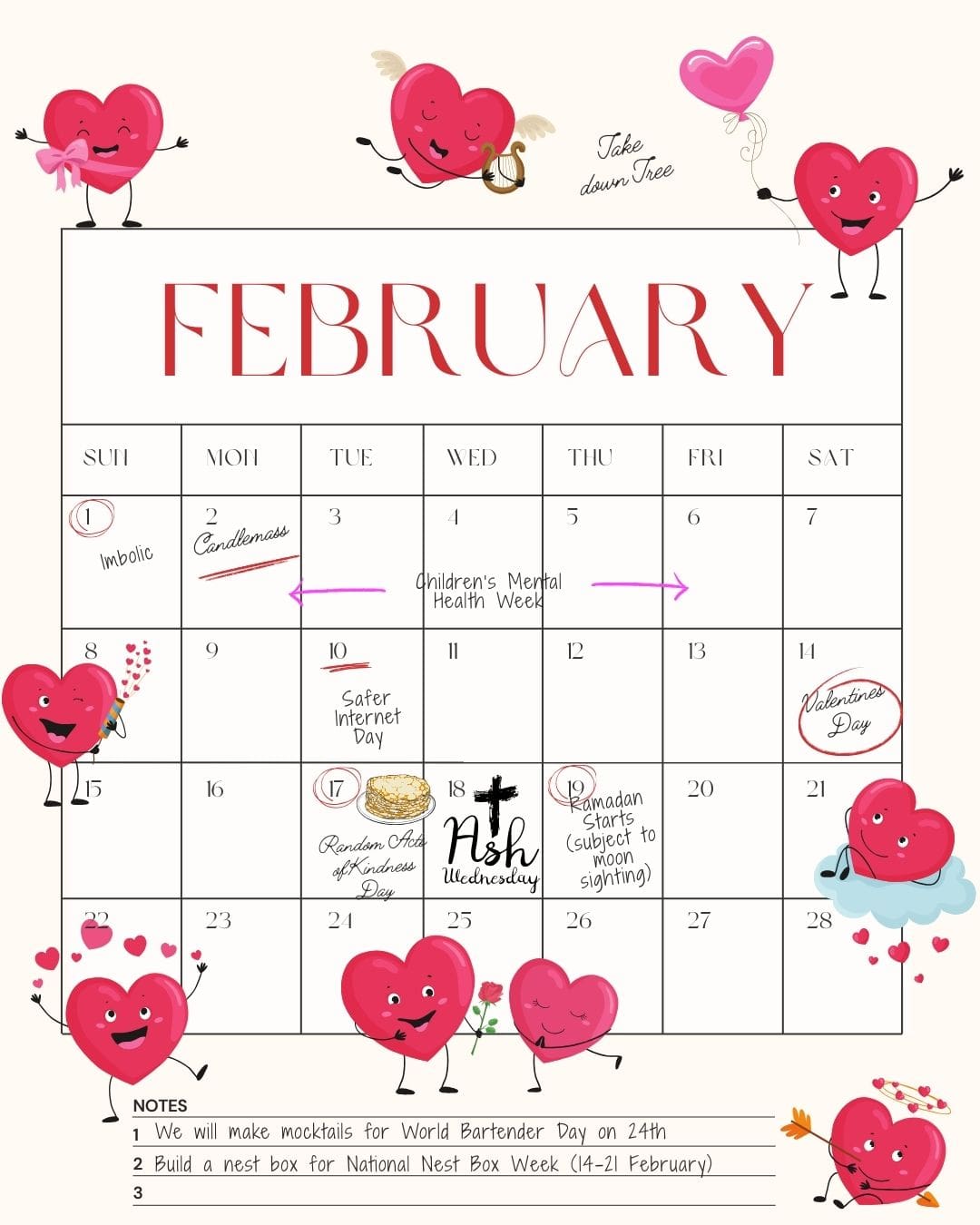 February 2025 Could-Do List – Fun Family Activities & Celebrations