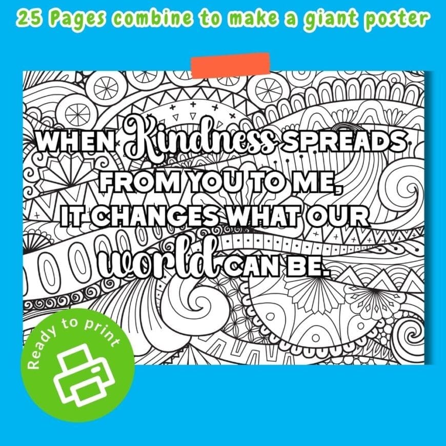 Giant Kindness Posters – Creative Activity for World Kindness Day
