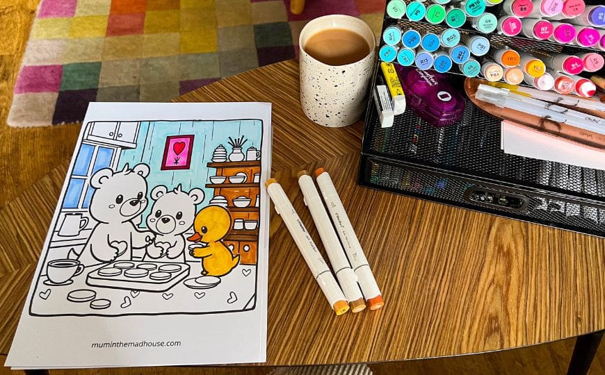 Free Printable Fluffy Friends Colouring Book – Cute & Simple Animal Designs