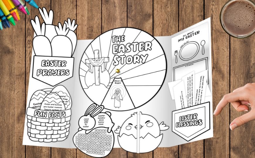 Free Easter Lapbook Printable – Faith-Based Easter Activities for Kids