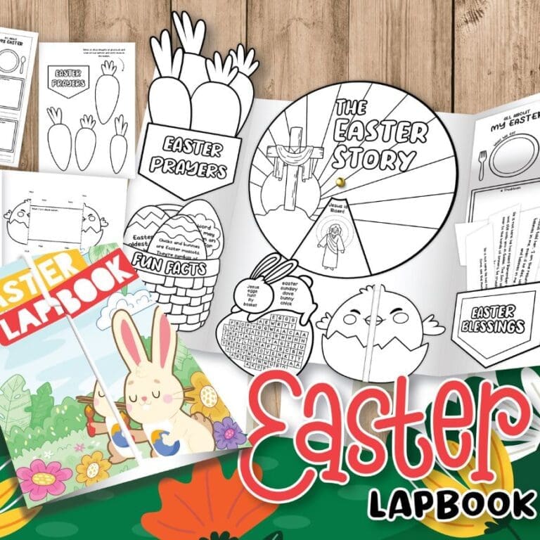 Free Easter Lapbook Printable – Faith-Based Easter Activities for Kids