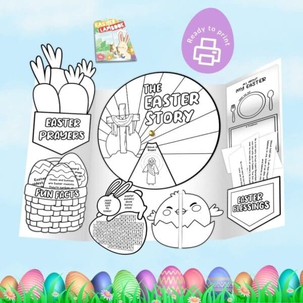Free Easter Lapbook Printable – Faith-Based Easter Activities for Kids