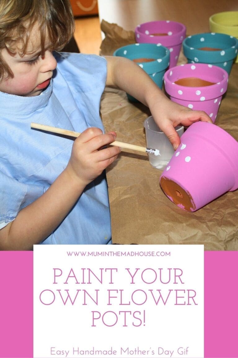 DIY Painted Flower Pots – A Kid-Friendly Mother’s Day Craft