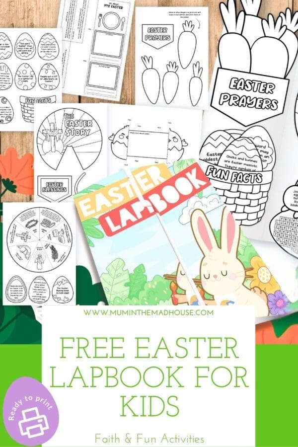 Free Easter Lapbook Printable – Faith-Based Easter Activities for Kids