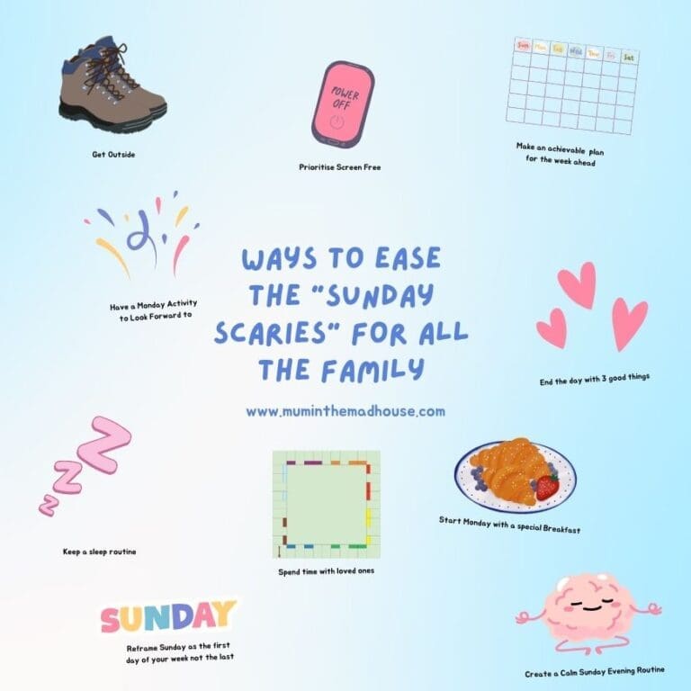 10 Ways to Ease the Sunday Scaries as a Family + Free Printable