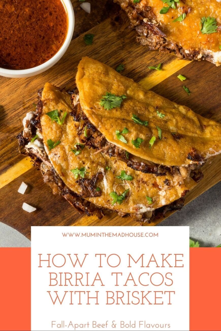 Birria Beef Tacos with Brisket – Slow Cooked & Crispy