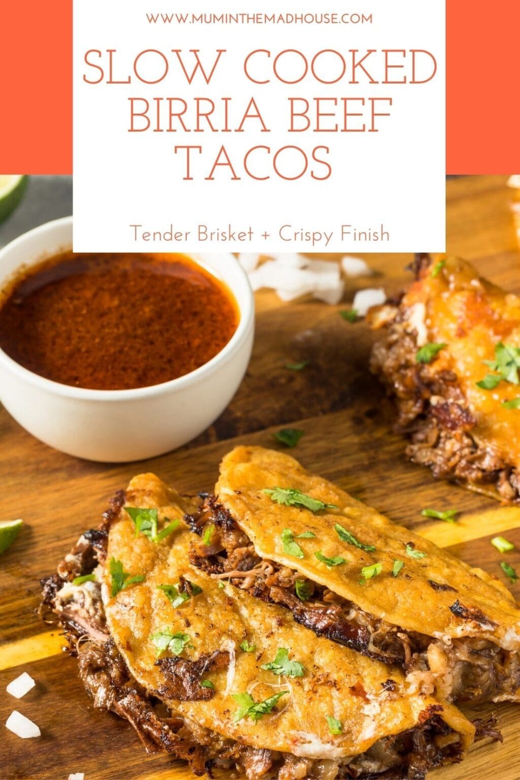 Birria Beef Tacos with Brisket – Slow Cooked & Crispy