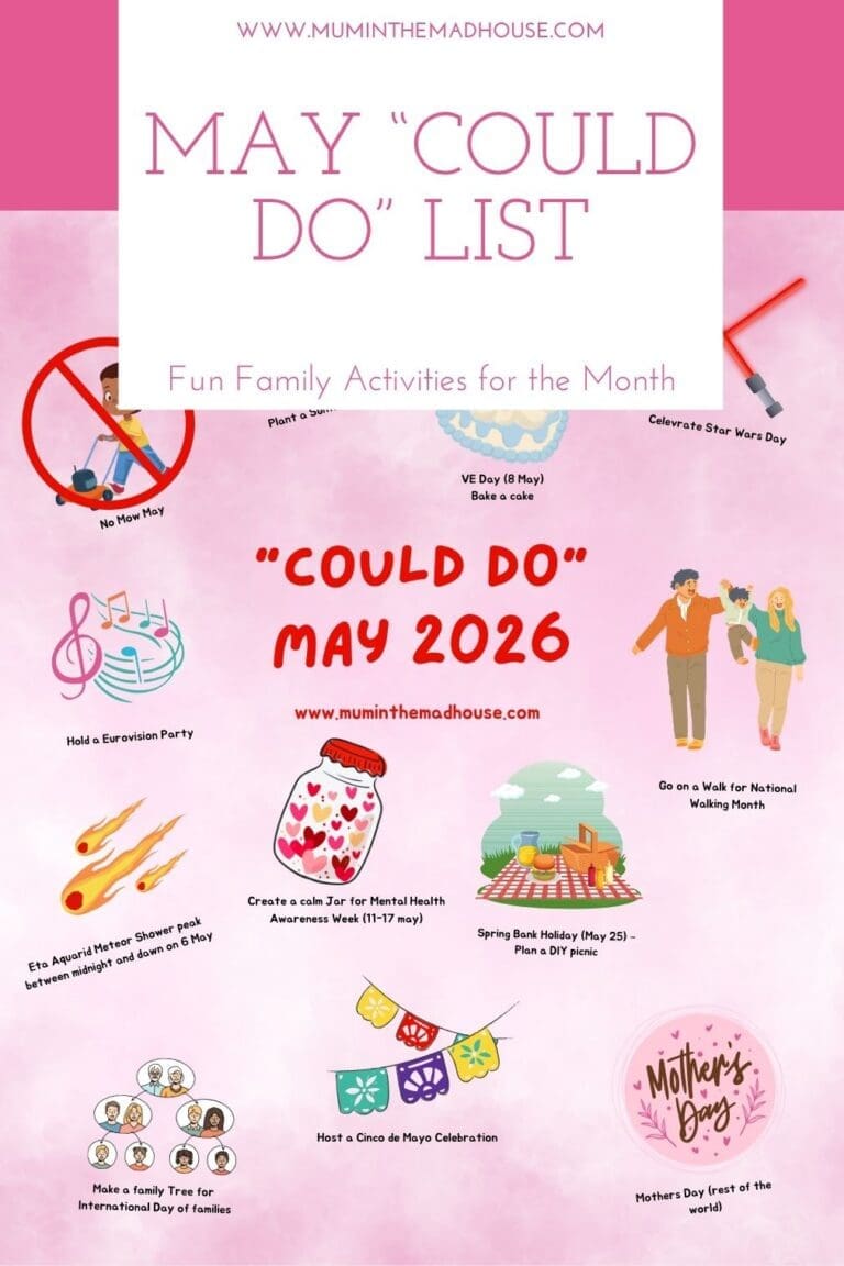 Could Do List for May – Family Fun and Simple Joys