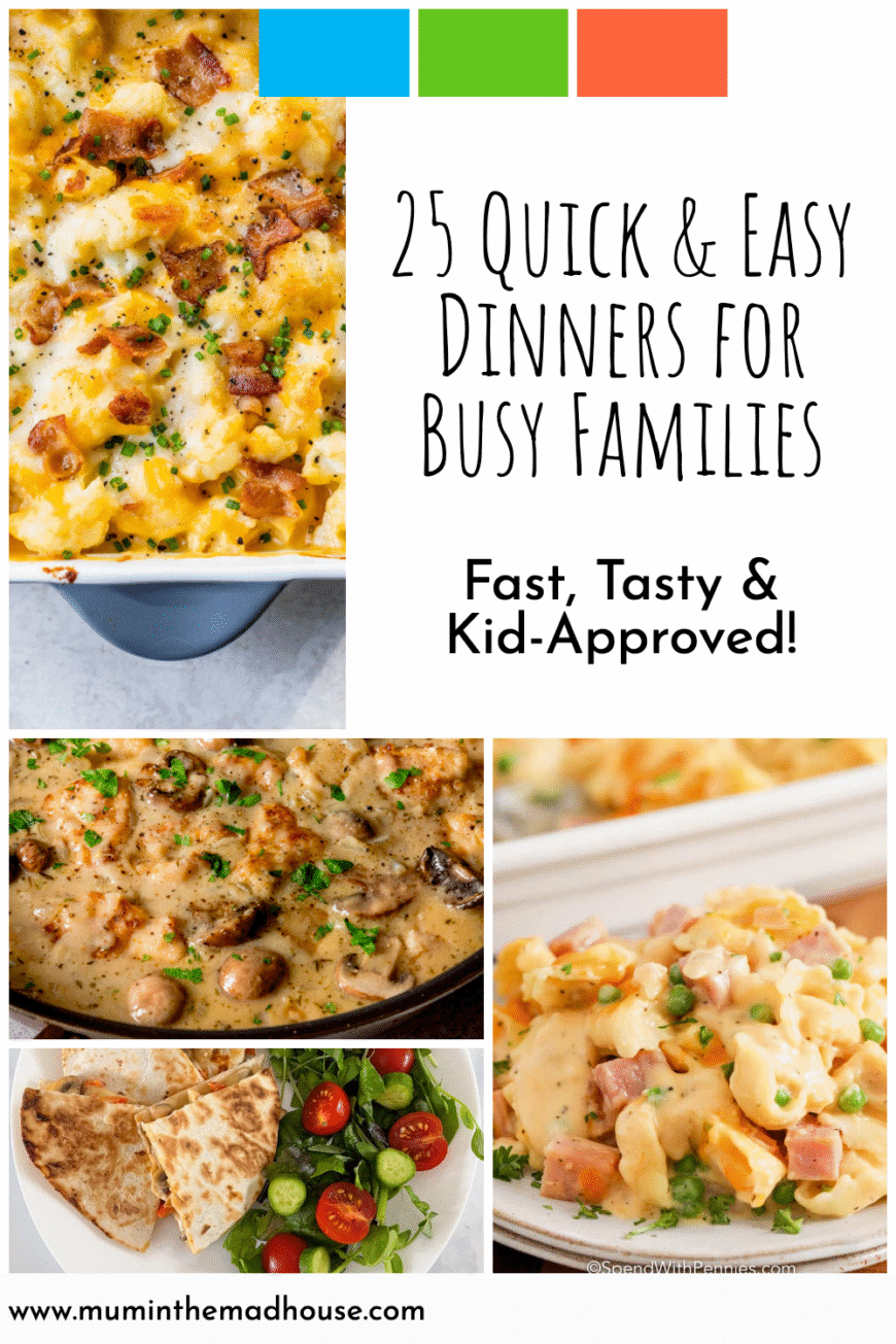 25 Quick and Easy Family Dinners | Simple Weeknight Meals Kids Love