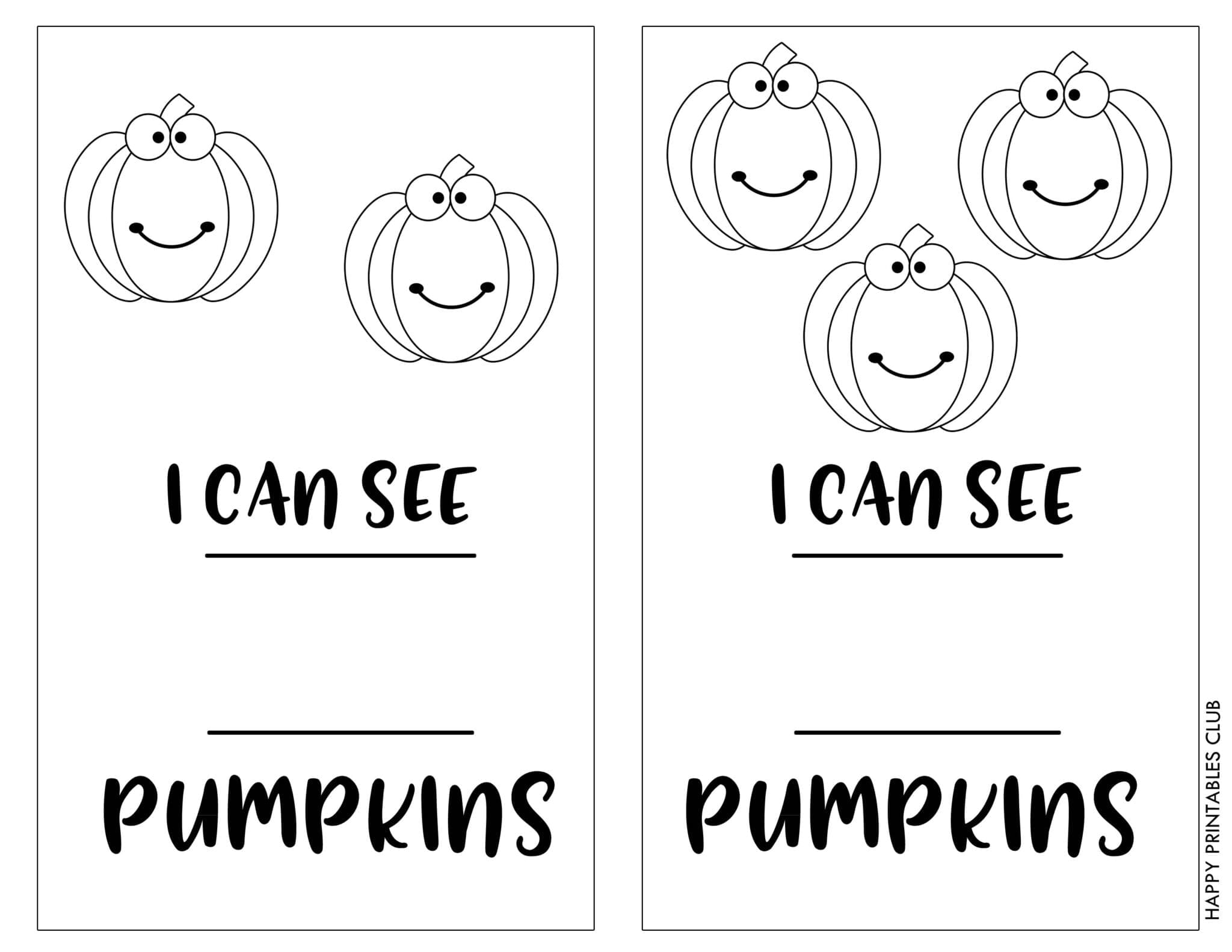 Count and Colour Pumpkins Worksheets – Free Halloween Printable for Kids