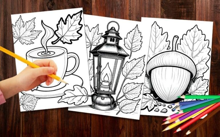 Free Autumn Colouring Pages | 32 Fall-Themed Printables for Kids