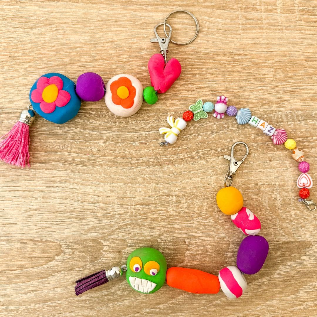 DIY Beaded Bag Charms – Fun Back-to-School Craft for Kids