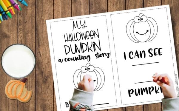 Count and Colour Pumpkins Worksheets – Free Halloween Printable for Kids