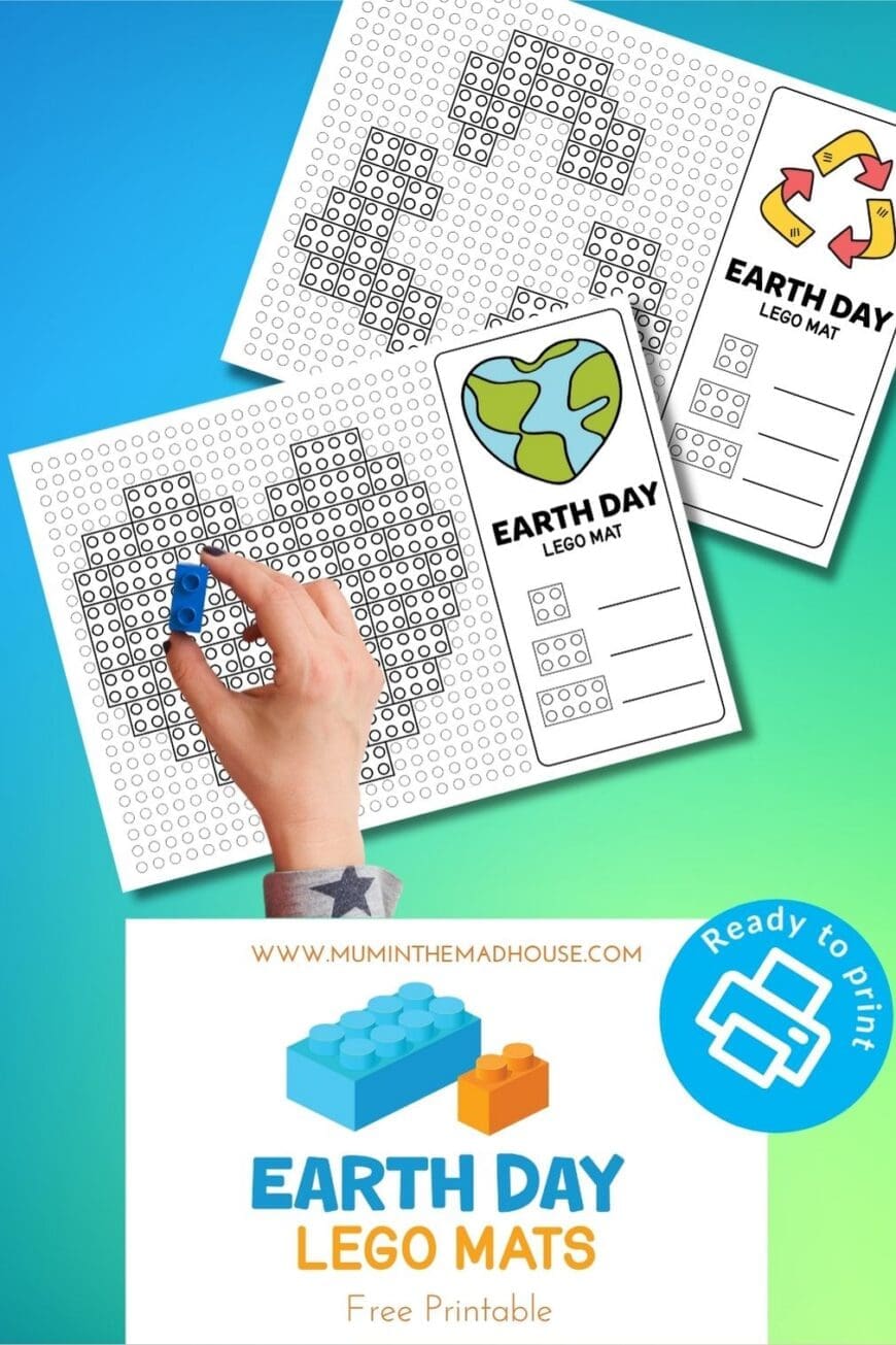 Free Earth Day LEGO Mats Printable – Fun STEM Activity for Kids
