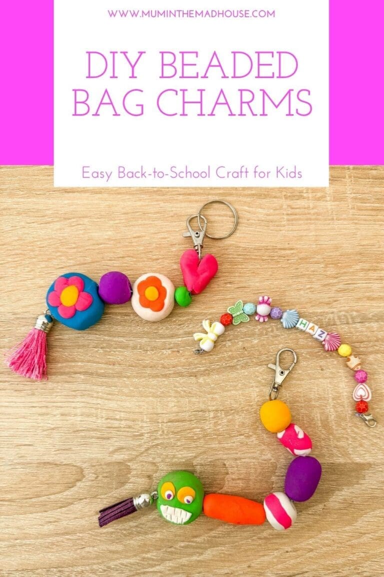 DIY Beaded Bag Charms – Fun Back-to-School Craft for Kids