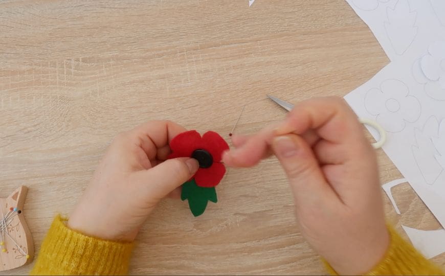 DIY Felt Poppy Pin Tutorial – Remembrance Day Craft for Kids
