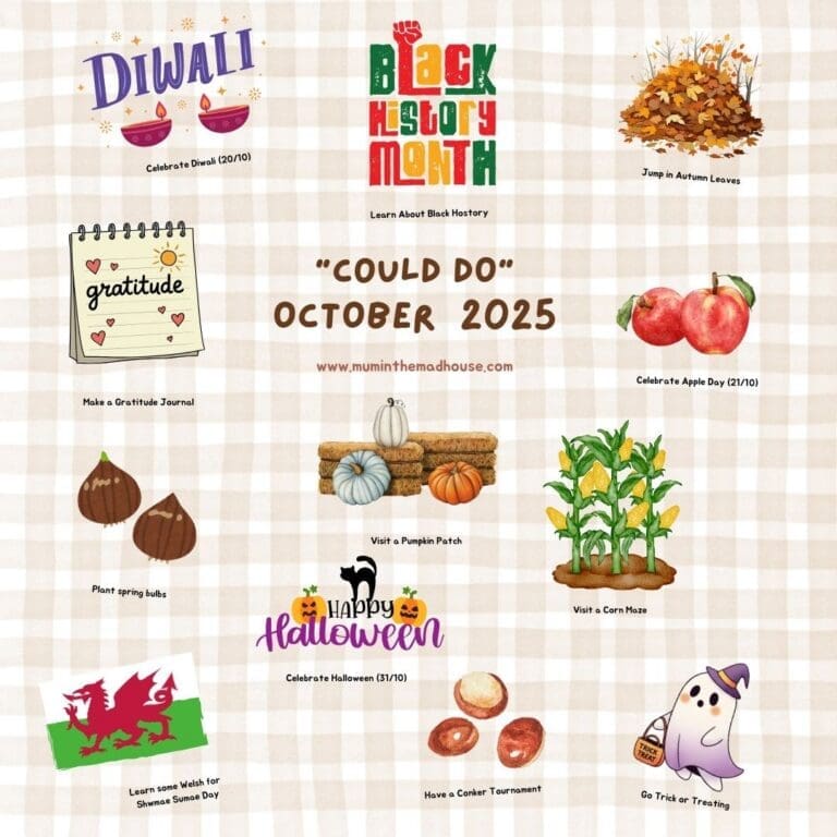 October Could-Do List: Family Activities, Festivals & Craft Ideas