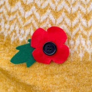 DIY Felt Poppy Pin Tutorial – Remembrance Day Craft for Kids