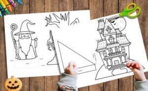 Free Printable Haunted House – Fun Halloween Paper Craft for Kids