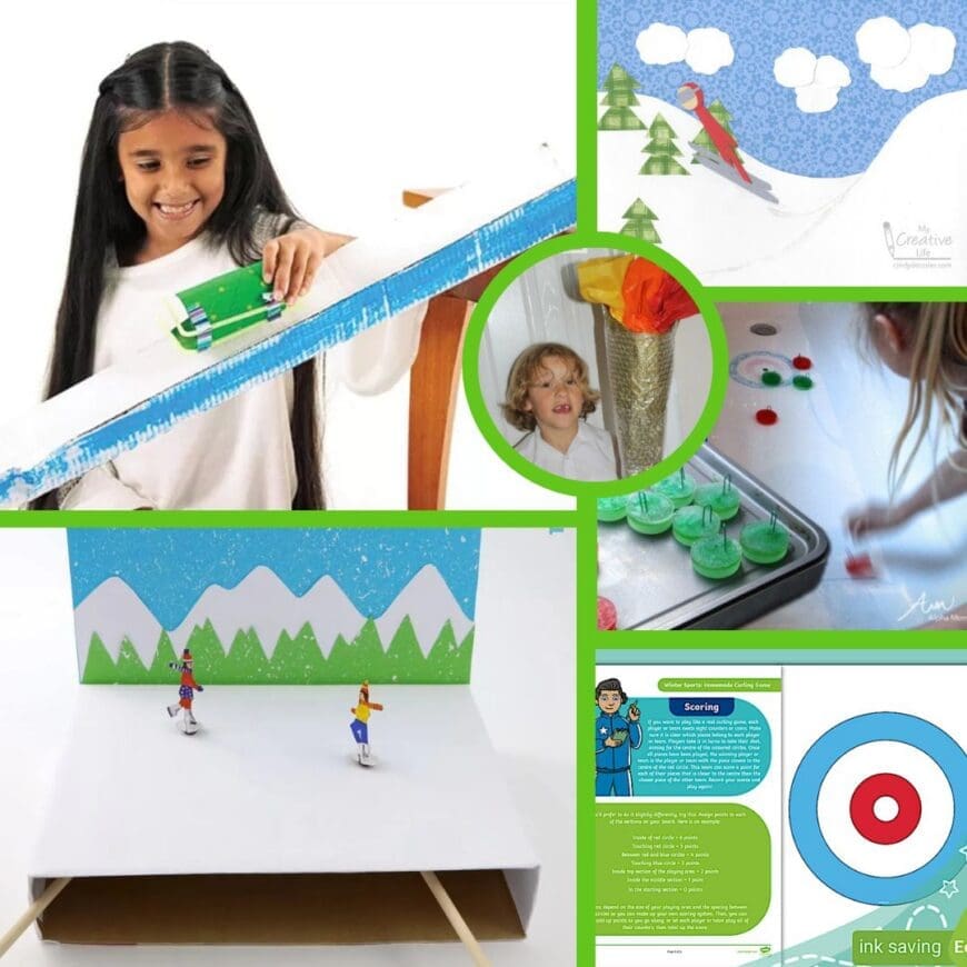 Winter Olympics Crafts for Kids – Fun DIY Activities & Games