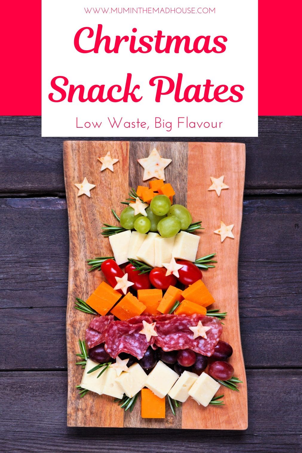 Eco-Friendly Holiday Snack Plates: Festive Christmas Snack Boards