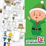 Disguise an Elf Printable – Free Christmas Cut and Paste Craft for Kids