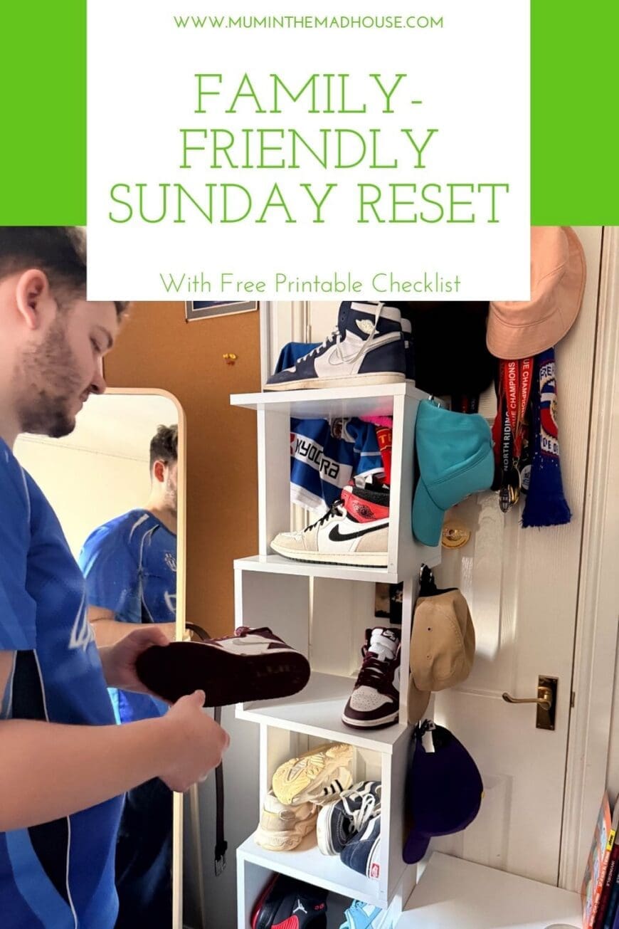 Free Sunday Reset Checklist for Families | Mum in the Mad House