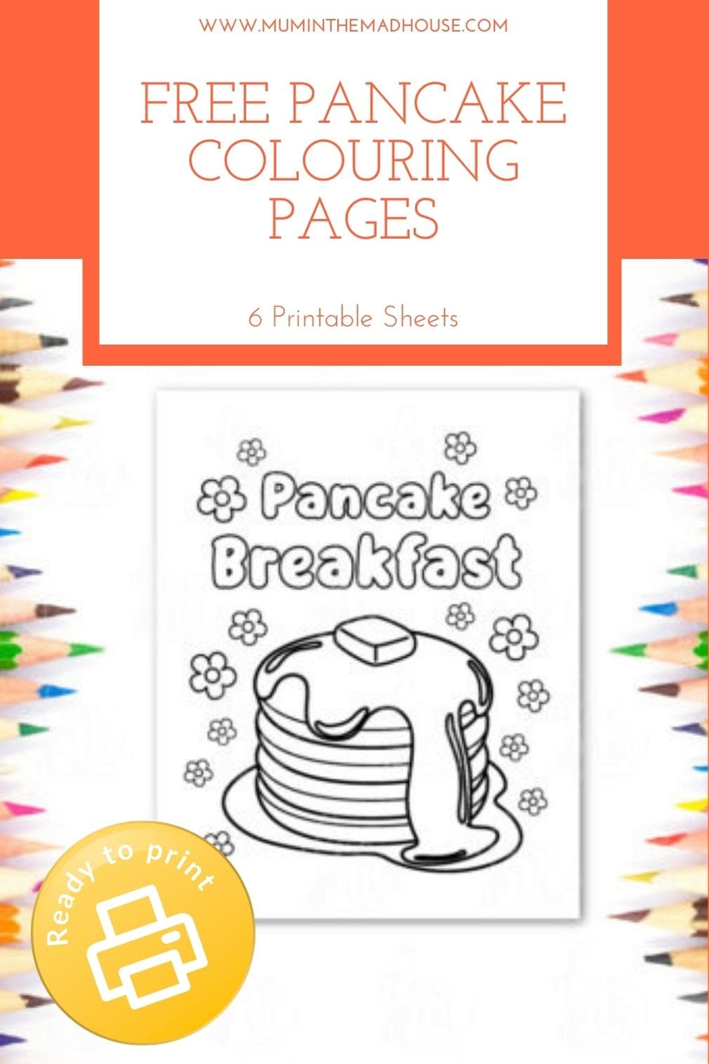 6 Free Pancake Colouring Pages (Perfect for Pancake Day & Beyond ...