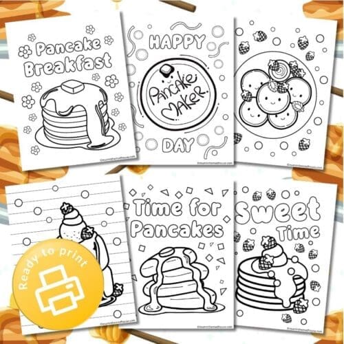 6 Free Pancake Colouring Pages (Perfect for Pancake Day & Beyond ...