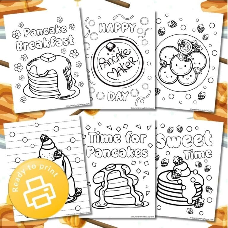 6 Free Pancake Colouring Pages (Perfect for Pancake Day & Beyond ...