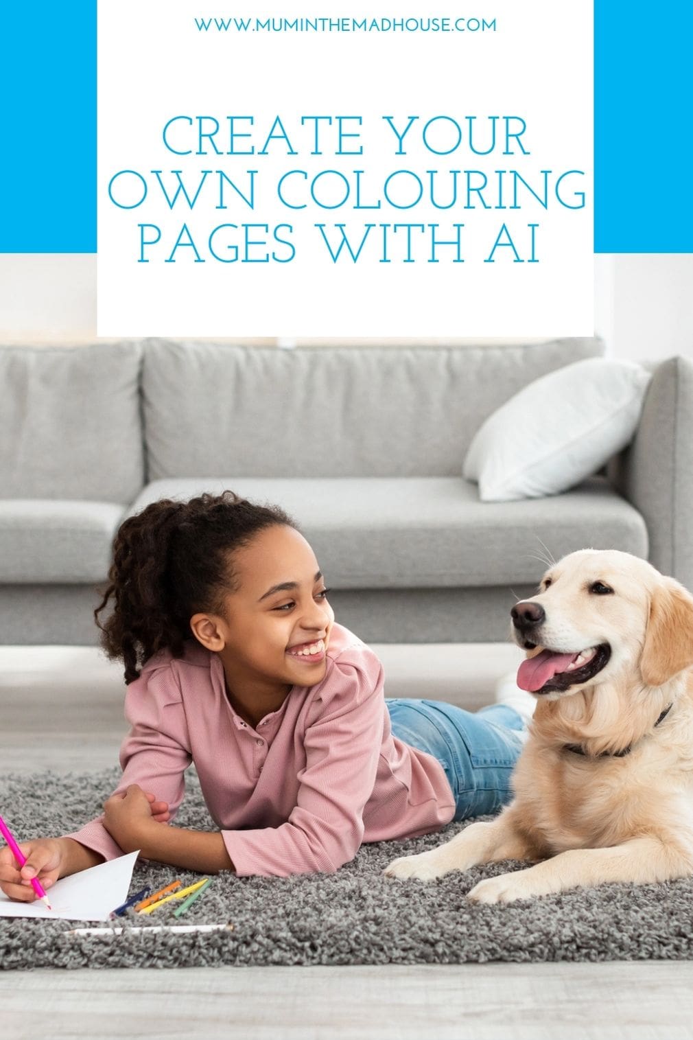 AI Colouring Pages for Kids – Create Custom Colouring Sheets with Colomio